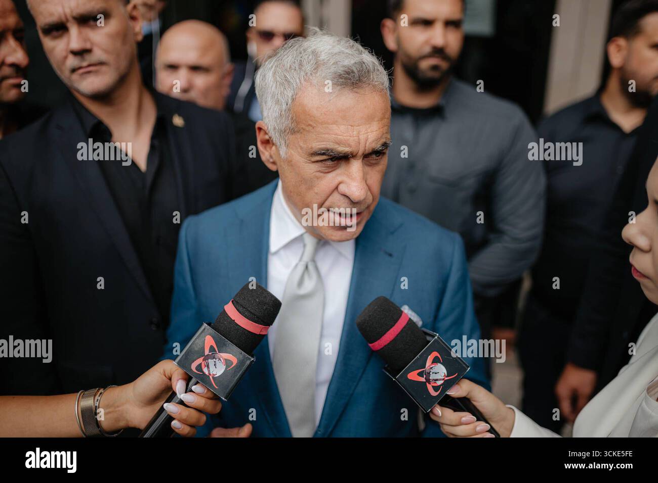 Bucharest, Romania, September 11, 2025, Calin Georgescu Leaves ...