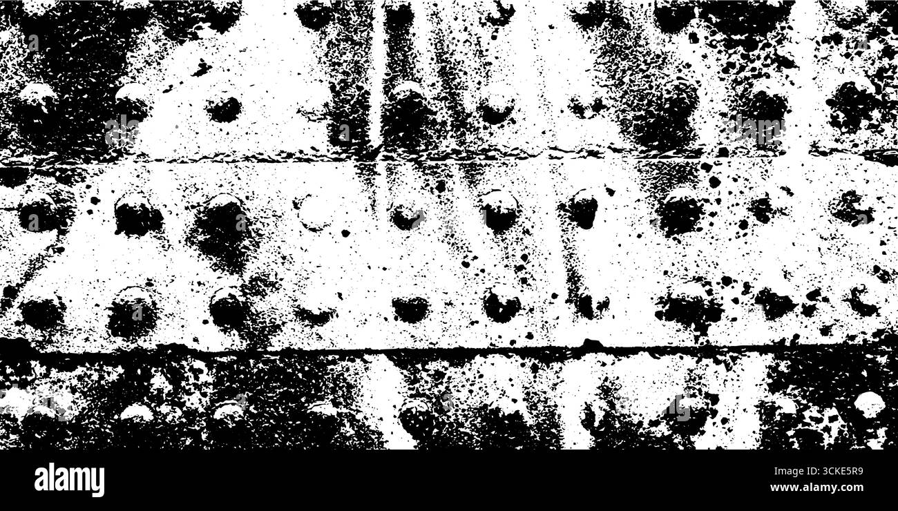 Rustic ship hull texture with rivets and salt spray for grunge overlay ...