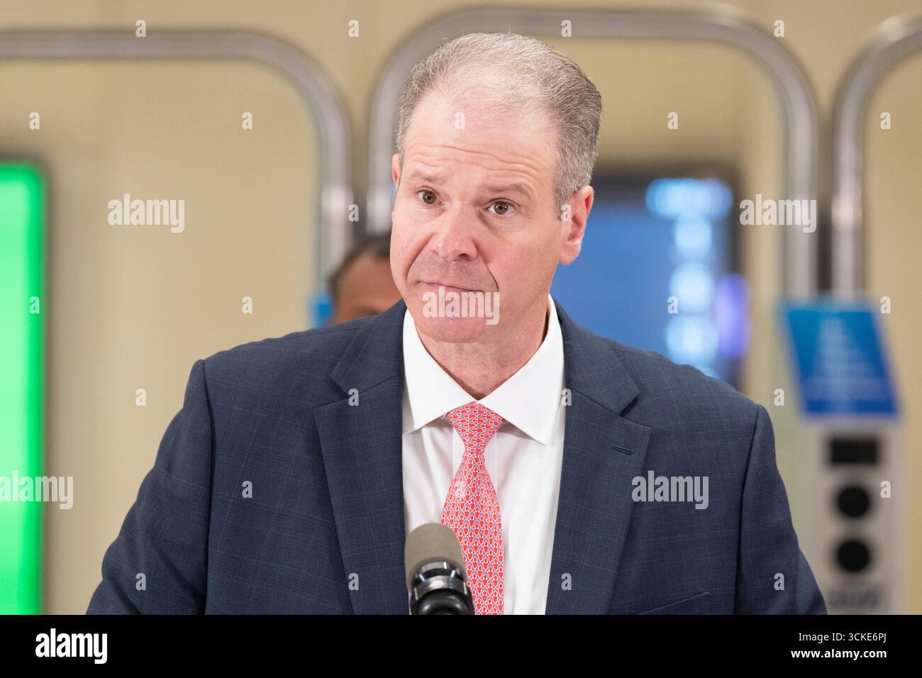 New York, New York, USA. 10th Sep, 2025. MTA Chief Security Officer ...