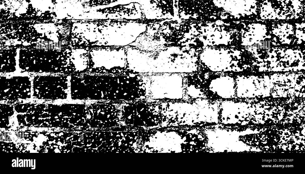 Roughness brick wall Stock Vector Images - Alamy