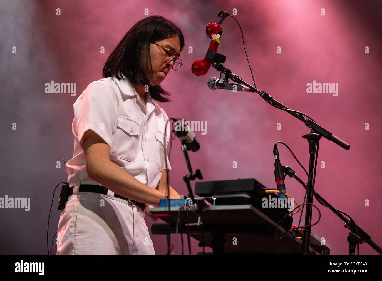 Cameron Lew of Ginger Root at The Sylvee on September 10, 2025, in ...