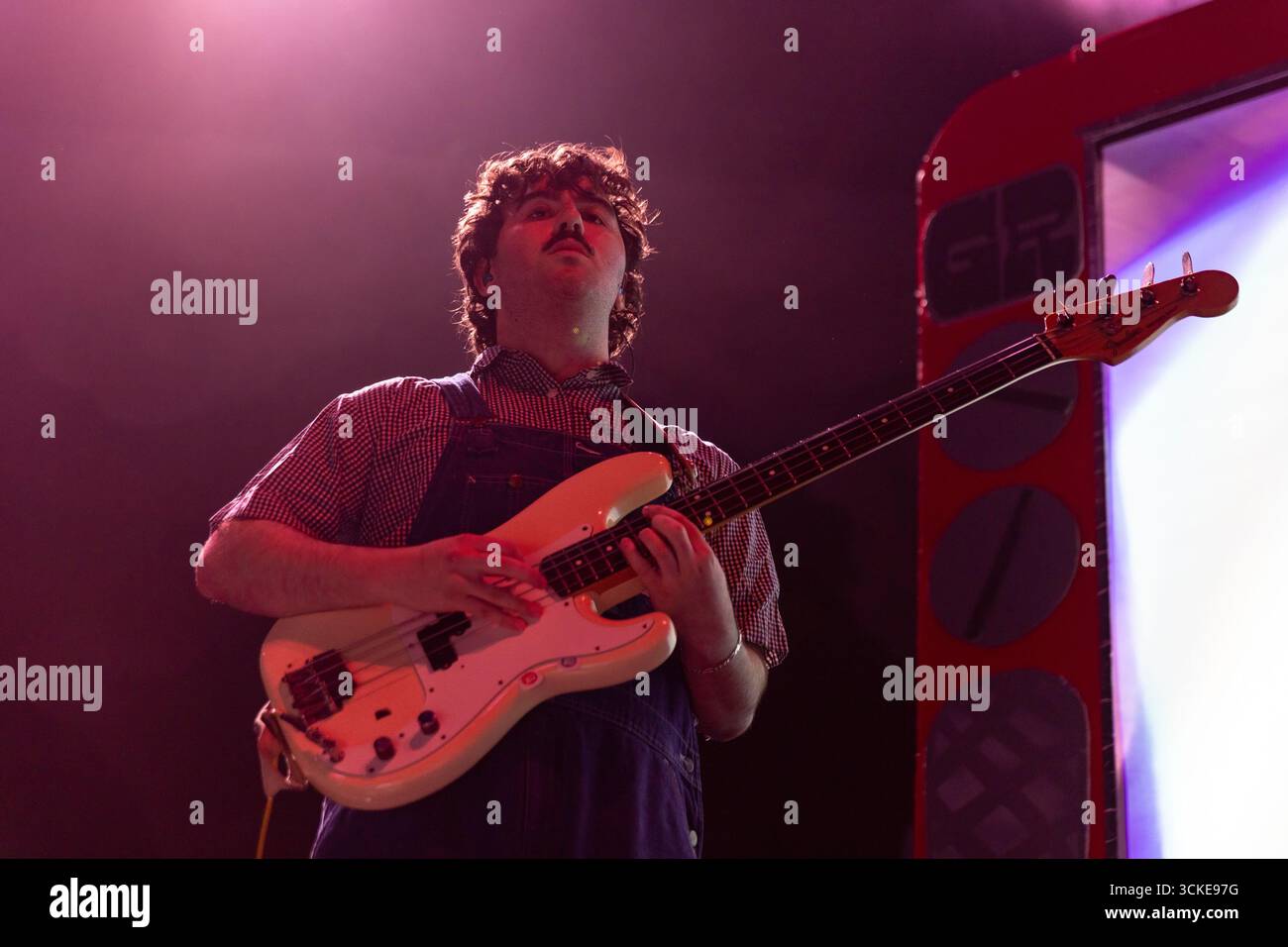 Dylan Hovis of Ginger Root at The Sylvee on September 10, 2025, in ...