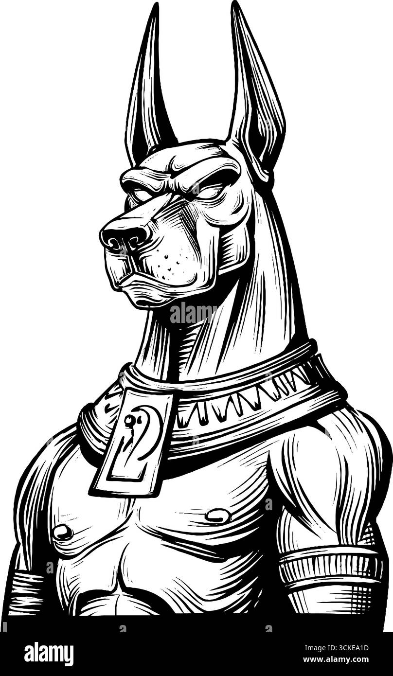 Anubis symbolism Stock Vector Images - Alamy