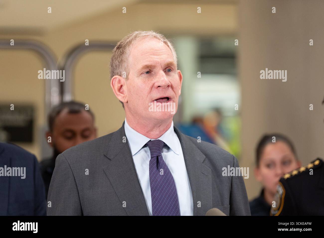 MTA Chair and CEO Janno Lieber speaks at Governor Kathy Hochul ...