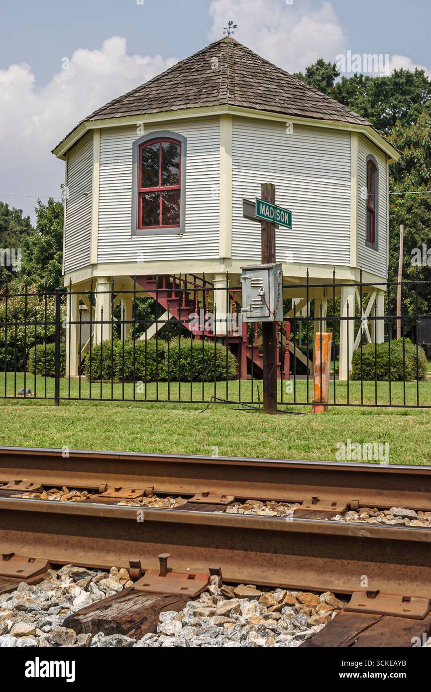 Alabama Madison Main Street train depot railroad,building historic ...