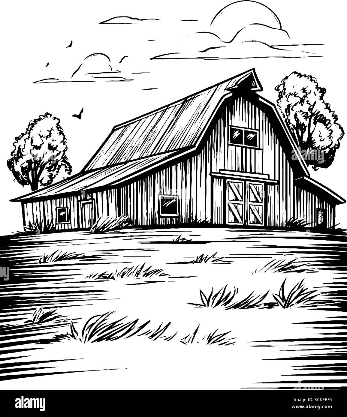 Quaint barn Black and White Stock Photos & Images - Alamy