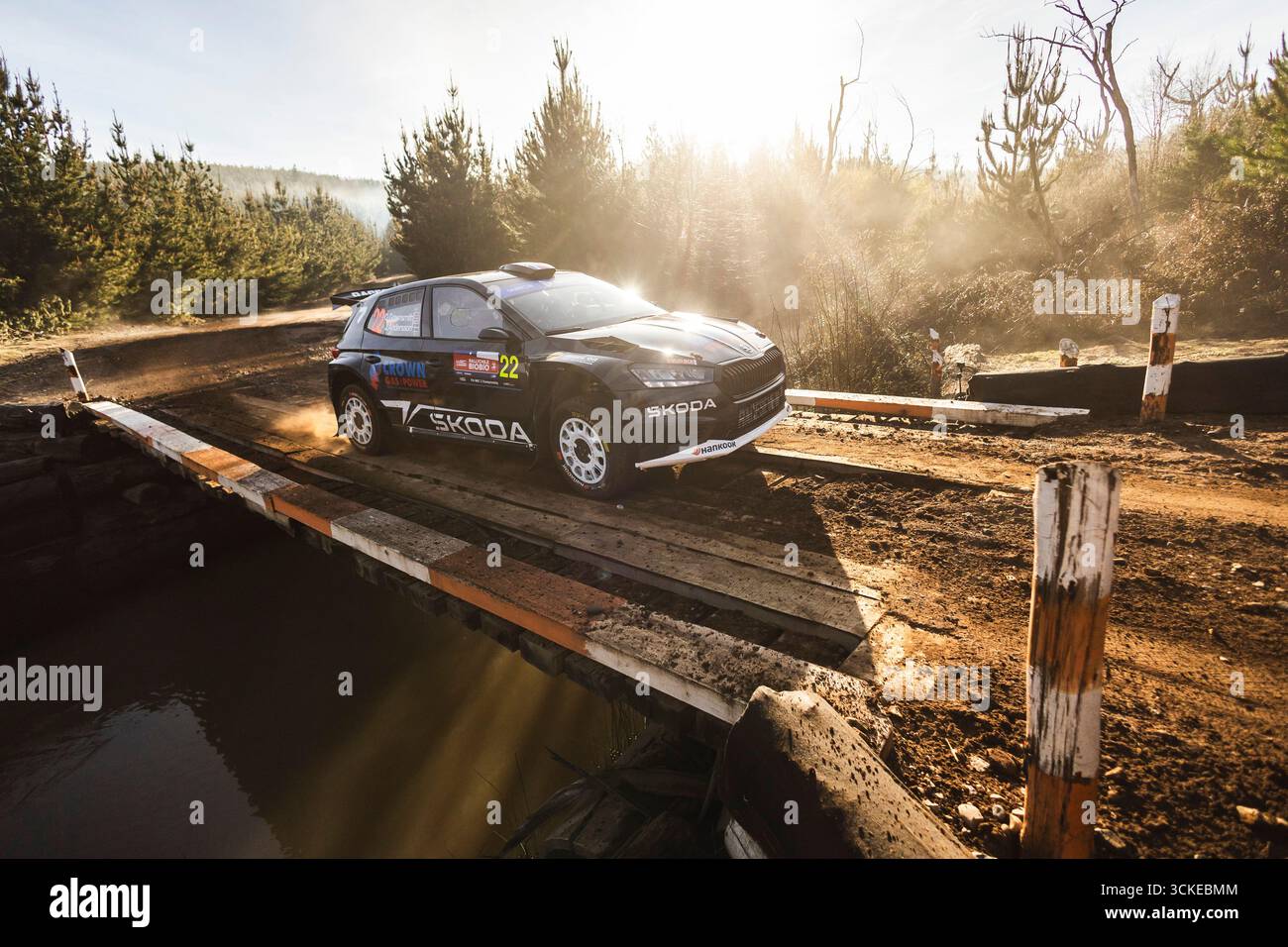 22 Gus GREENSMITH, Jonas ANDERSSON, Skoda Fabia RS Rally2, action ...