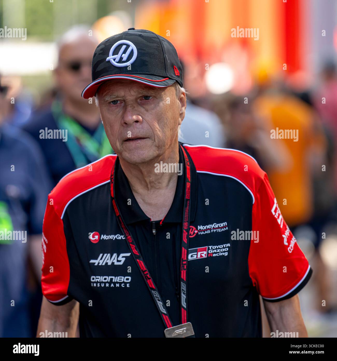 Monza, Italy, 07 Sep 2025, Gene Haas, The CEO of the Haas F1 team ...