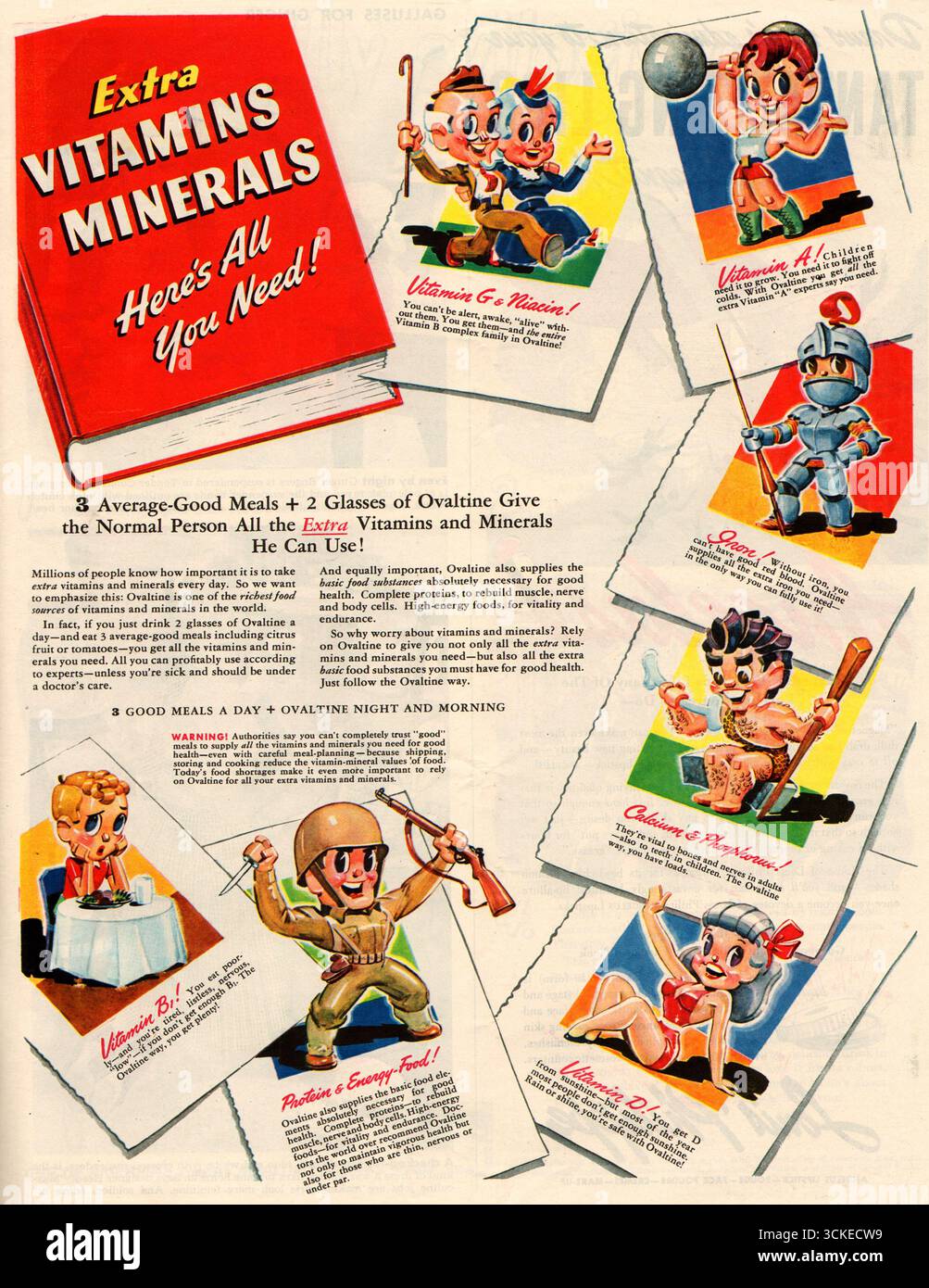 Advertisement for ovaltine hi-res stock photography and images - Alamy