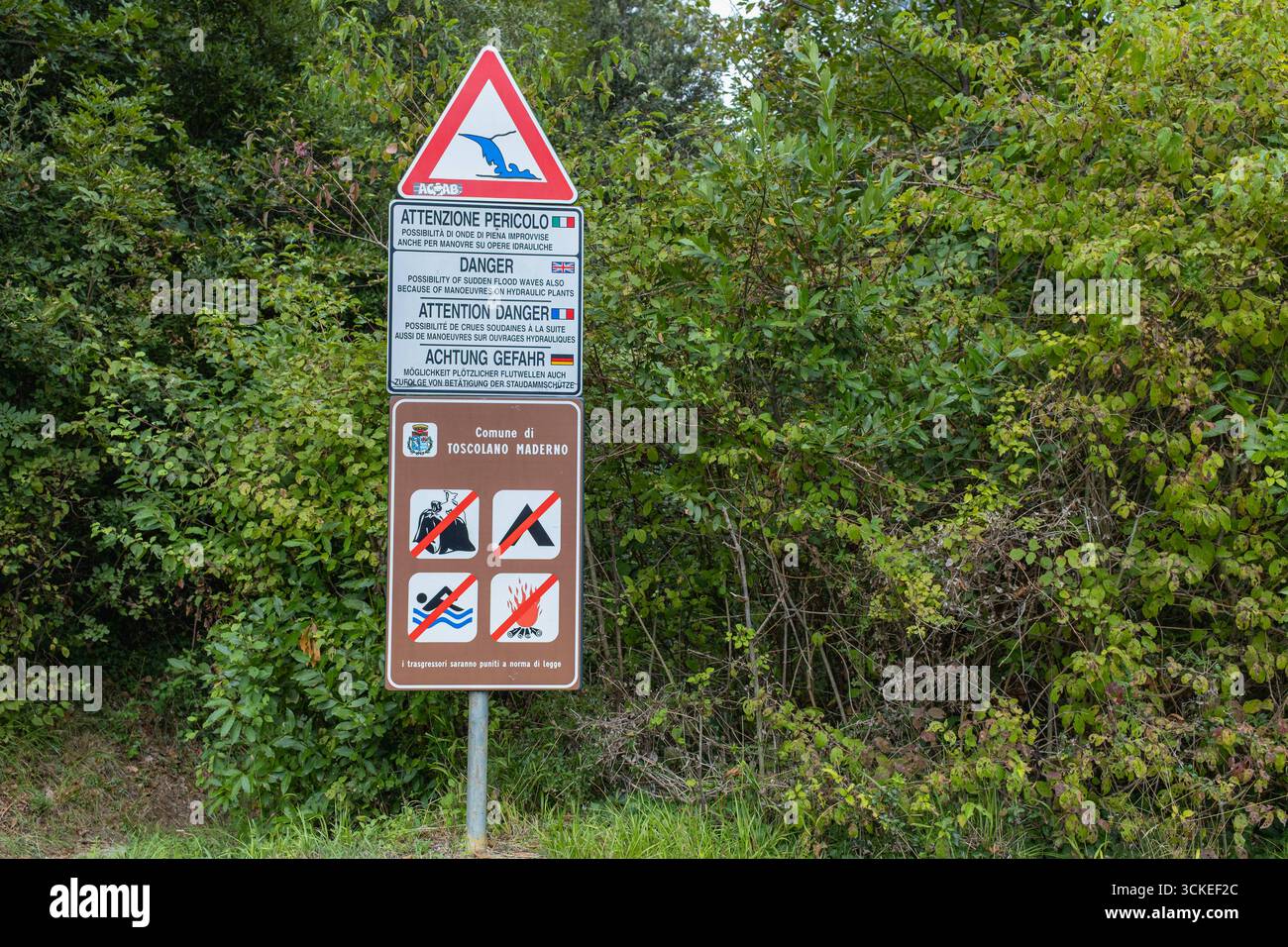 Wunderschne Schild Fahrradtrger Italien Ebenbild