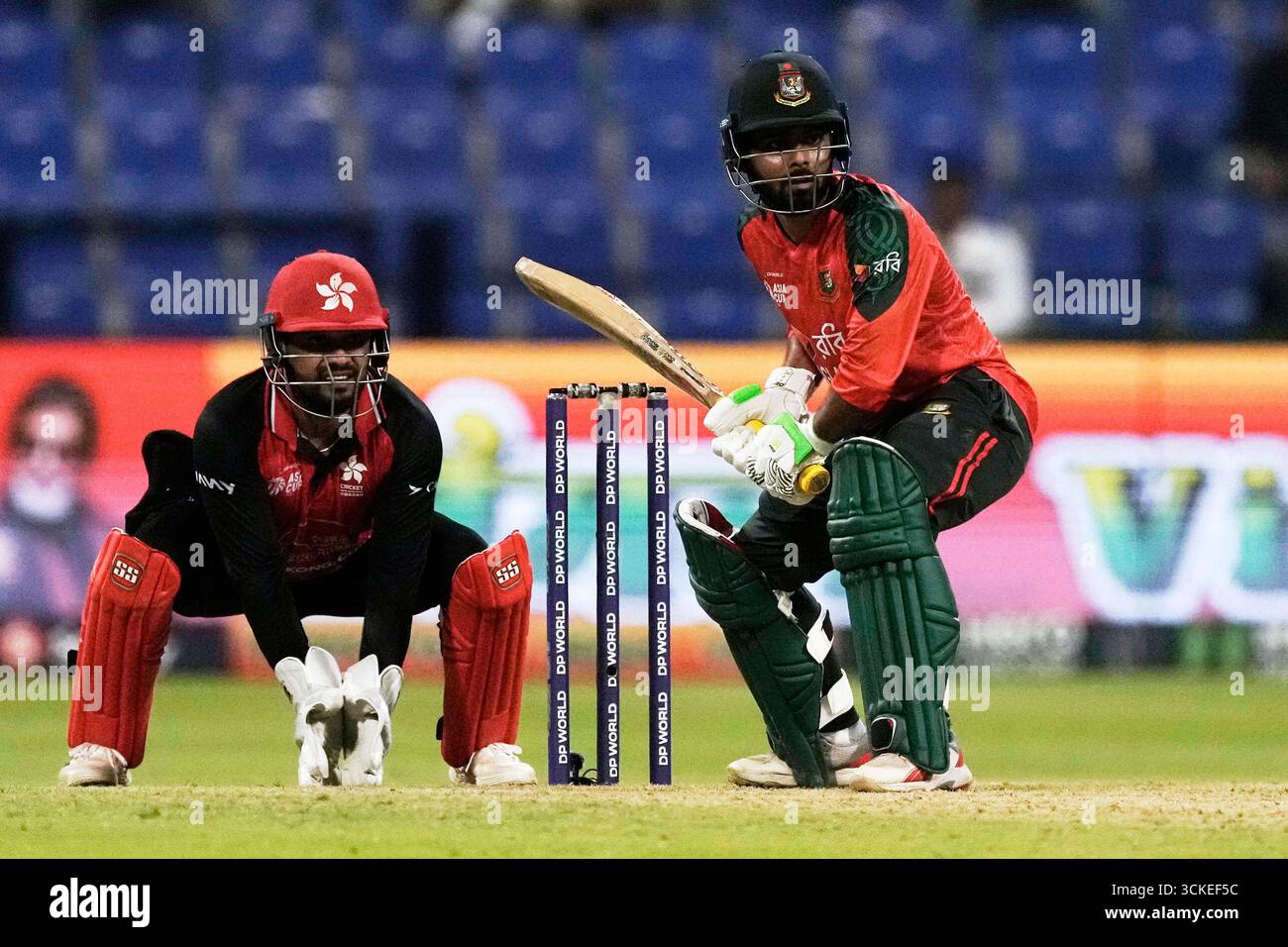 Bangladesh's Towhid Hridoy plays a shot during the Asia Cup Cricket ...