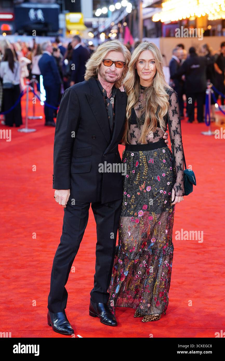 Nicky Clarke and Kelly Simpkin-Clarke attend the UK premiere of A Big ...