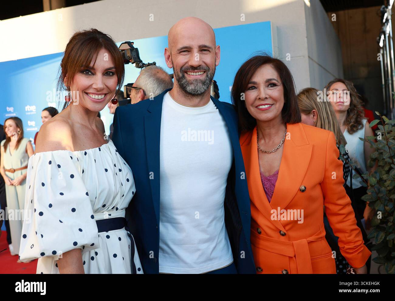 Marta Flich, Gonzalo Miró and Isabel Gemio during the presentation of ...