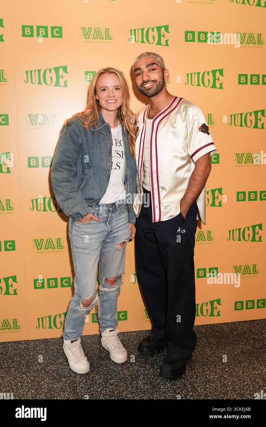 Laura Aikman and Mawaan Rizwan at a screening for series two of the BBC ...