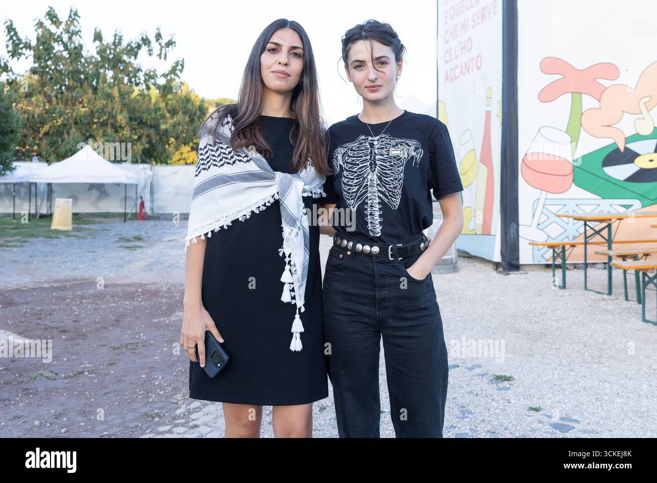 Italian actress Tecla Insolia and singer Marwa are guests at the ...
