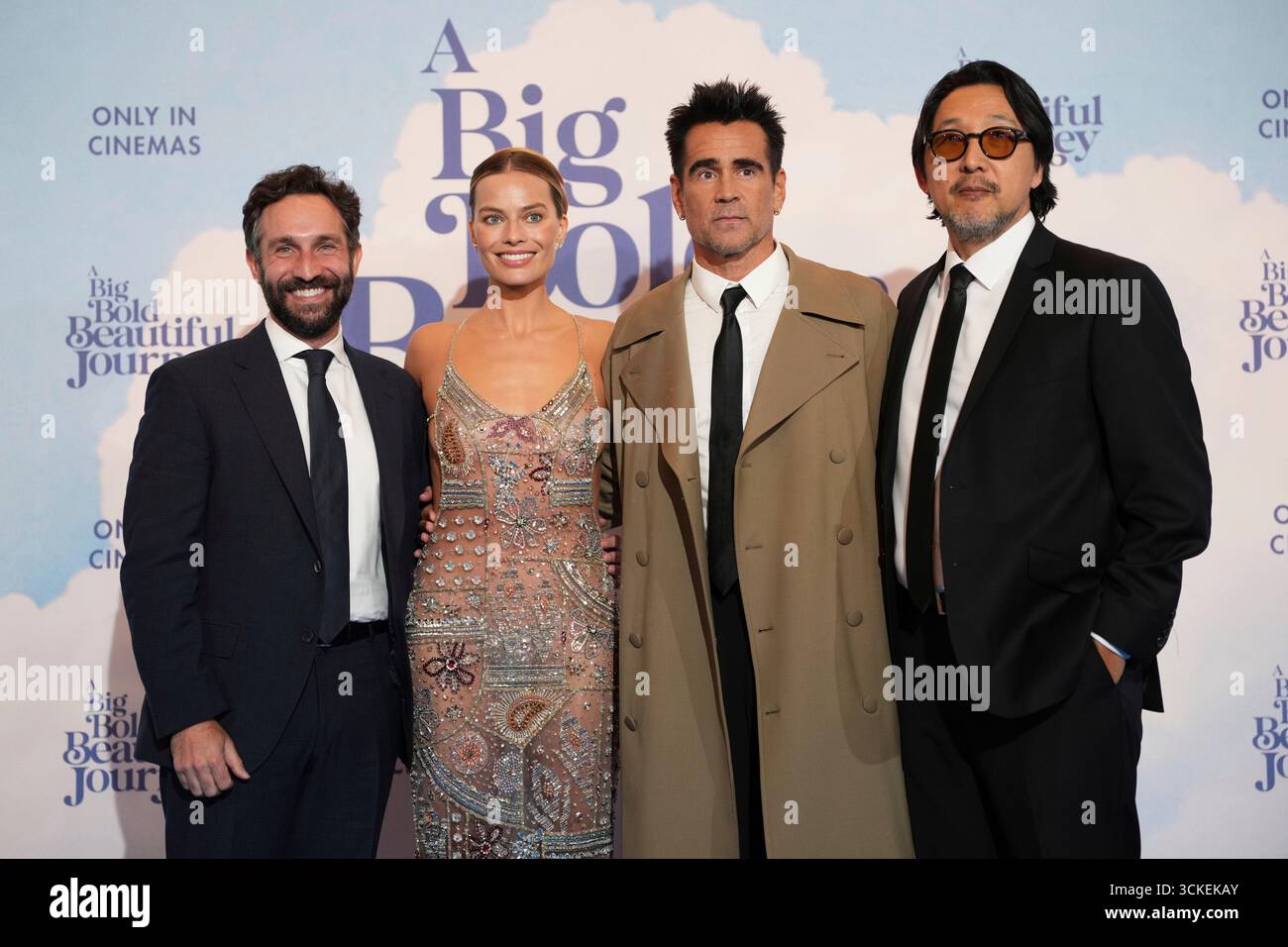 Writer Seth Reiss, from left, Margot Robbie, Colin Farrell, and ...