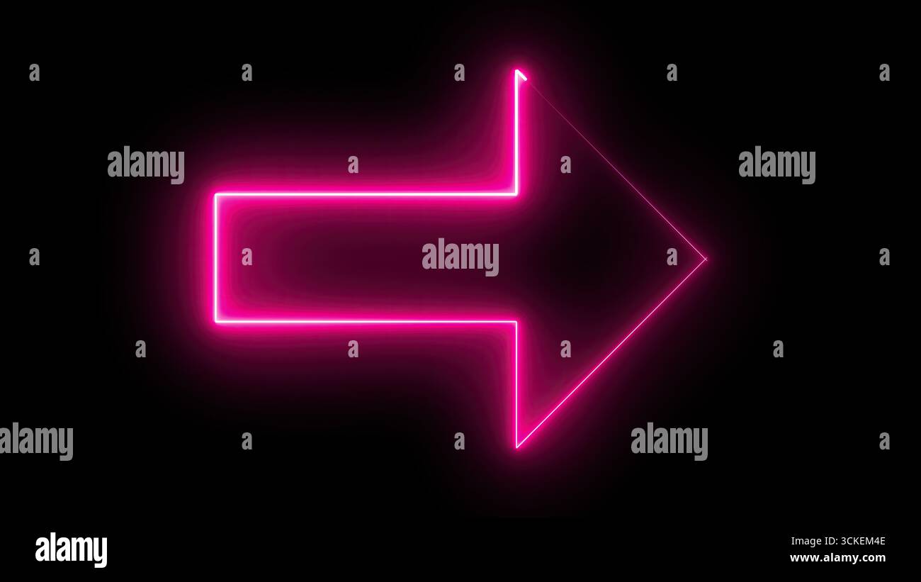 Loading animation glowing arrow cyber hi-res stock photography and ...