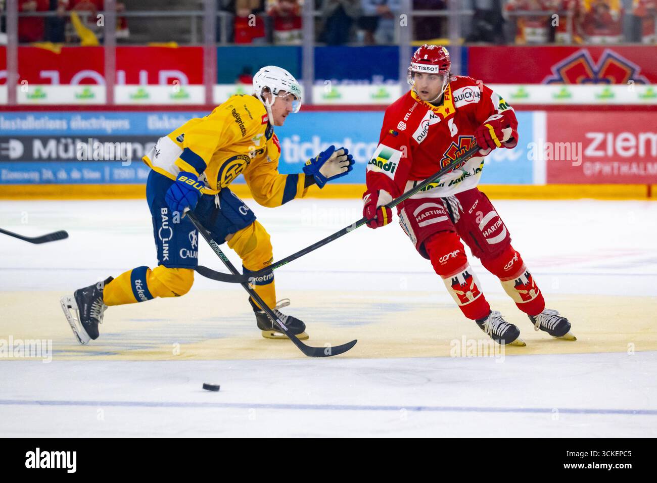 11/09/2025, Biel/Bienne, Tissot Arena, NL: EHC Biel-Bienne - HC Davos ...