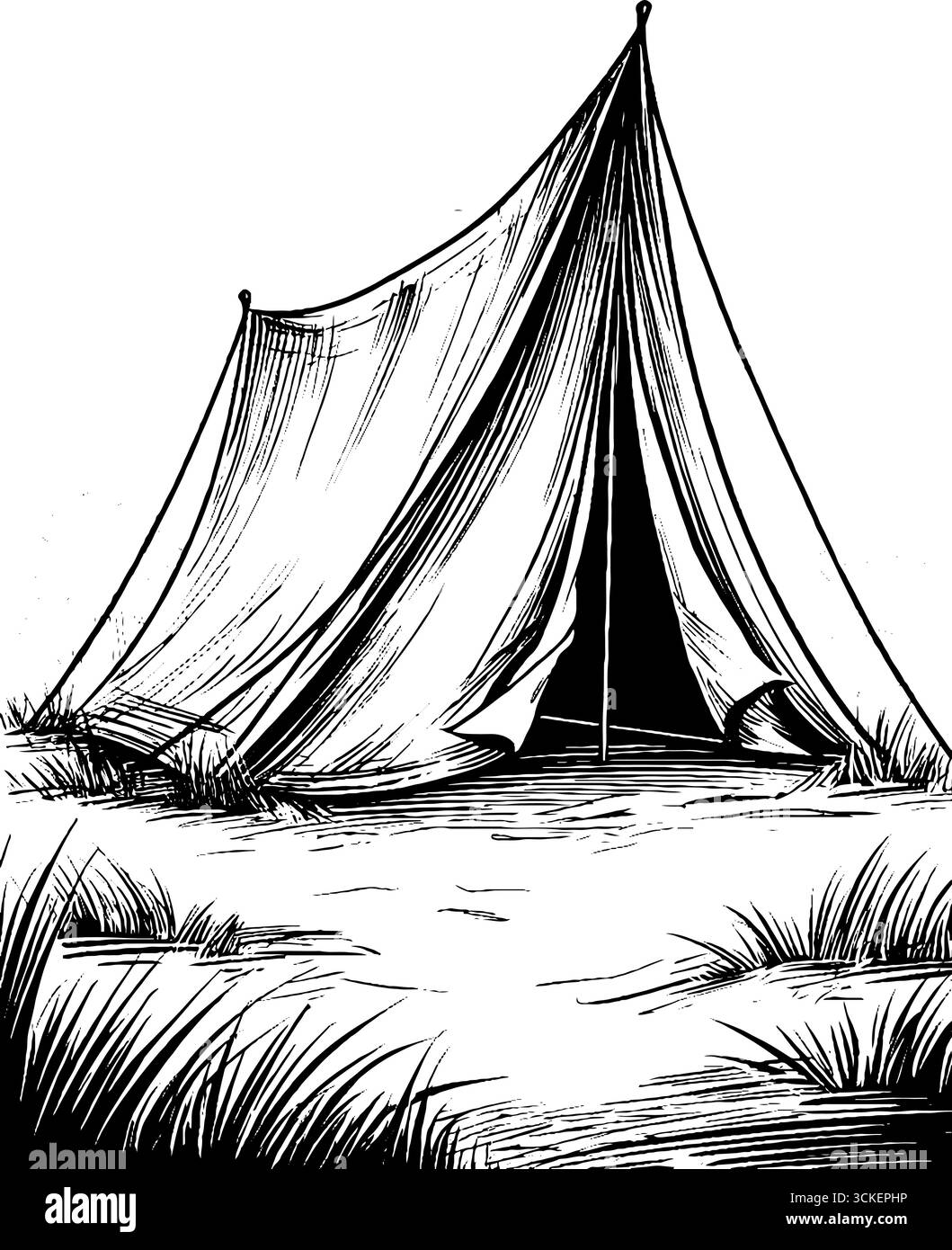 Engraved tent Black and White Stock Photos & Images - Alamy