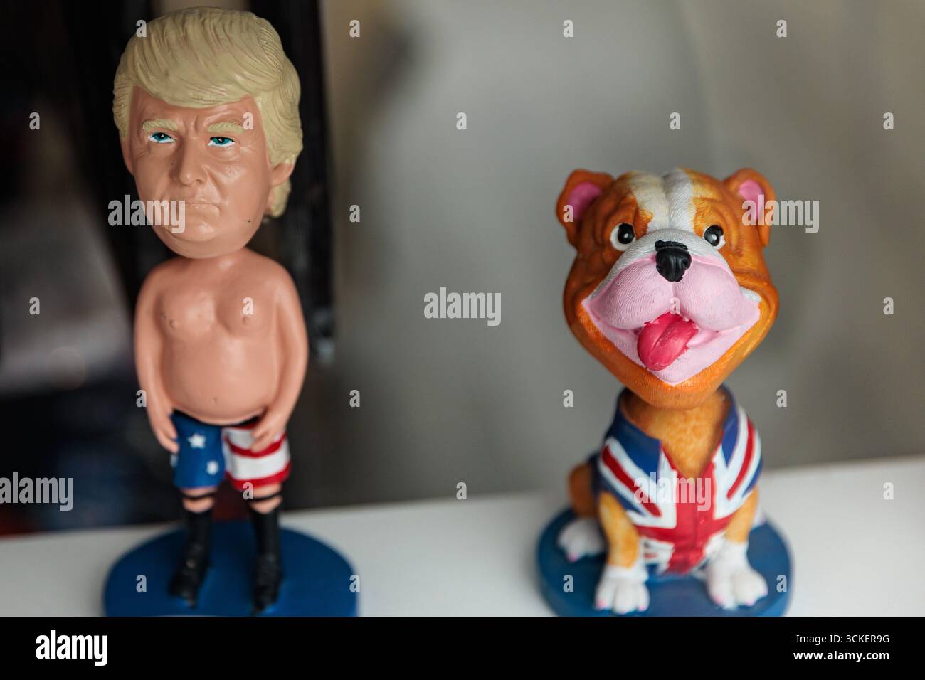 Windsor, UK. 11th September, 2025. Figurines of US President Donald ...