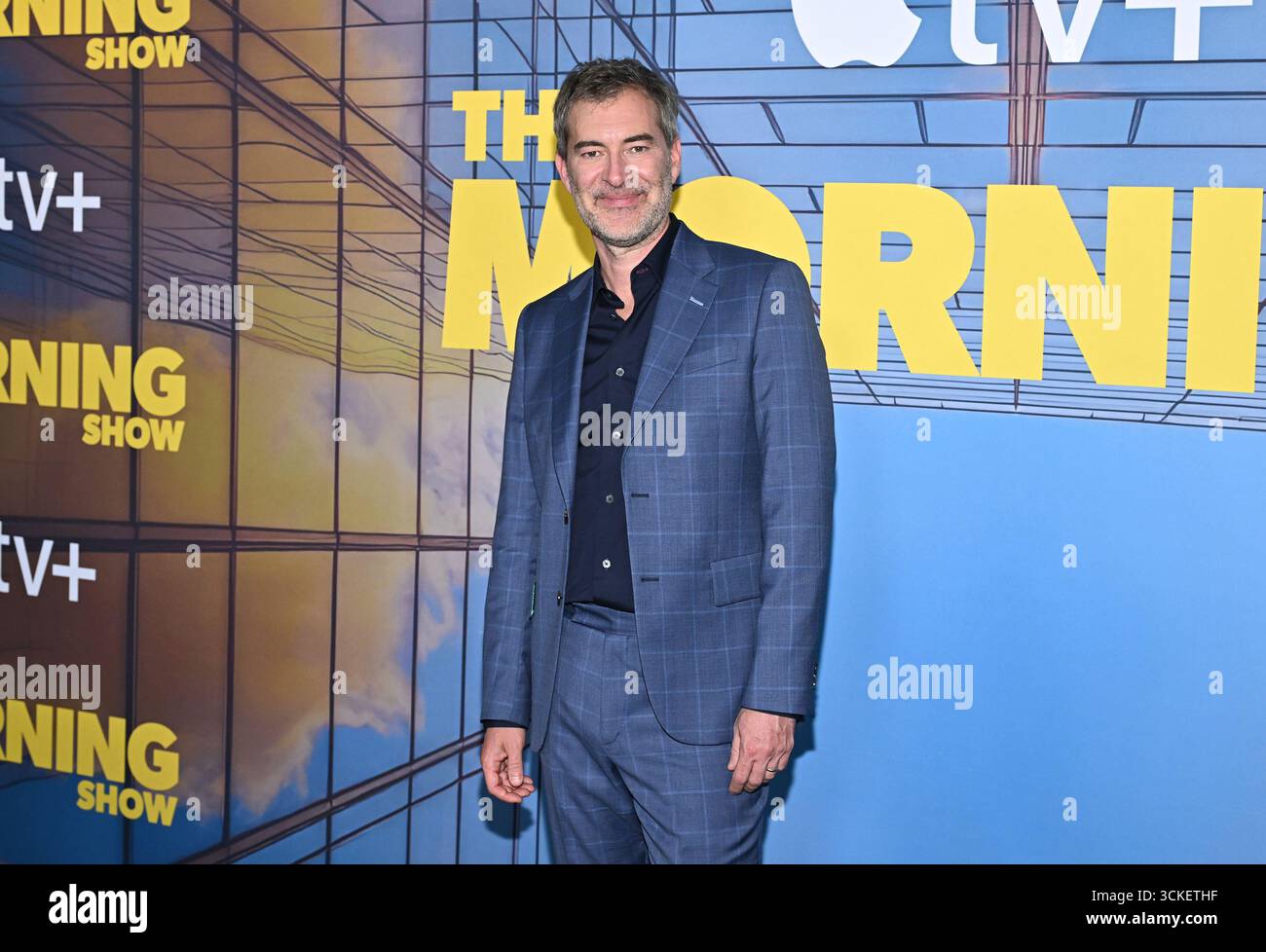 Mark Duplass attends the Apple TV+ premiere of "The Morning Show" Season 4 at The Museum of ...