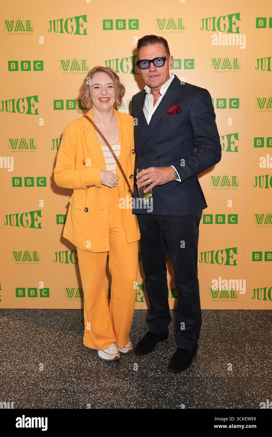 Guests at a screening for series two of the BBC programme 'Juice', at ...