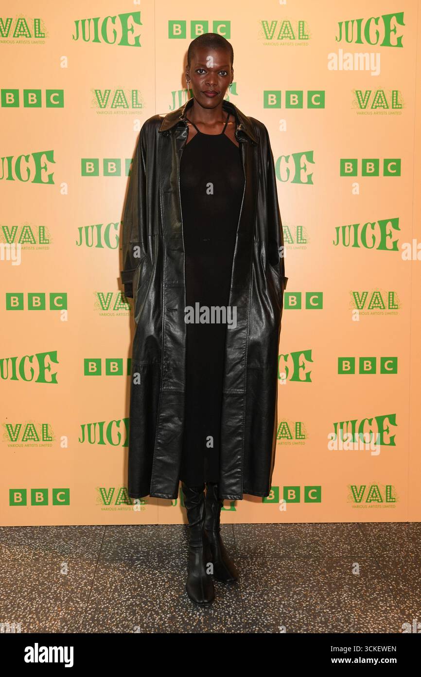 A guest at a screening for series two of the BBC programme 'Juice', at ...