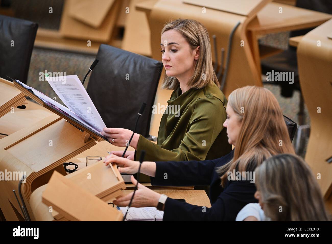 Edinburgh Scotland, UK 11 September 2025. Cabinet Secretary for Housing ...