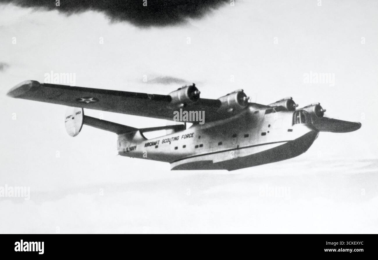 A US Navy Consolidated PB2Y Coronado flying boat of the Aircraft ...