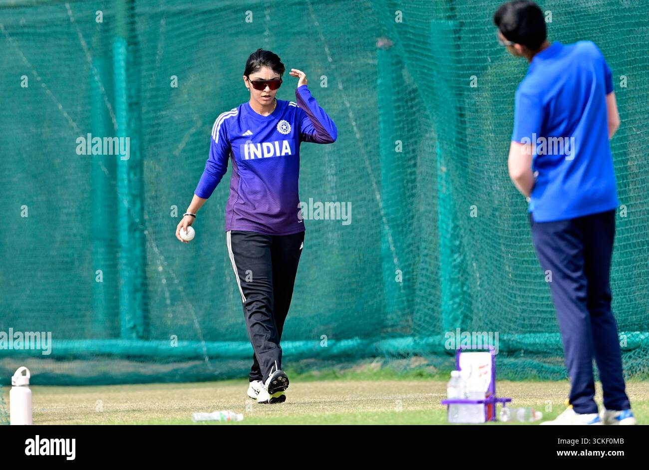 MOHALI, INDIA - SEPTEMBER 11: Indian Women Cricket Team Player Harleen ...