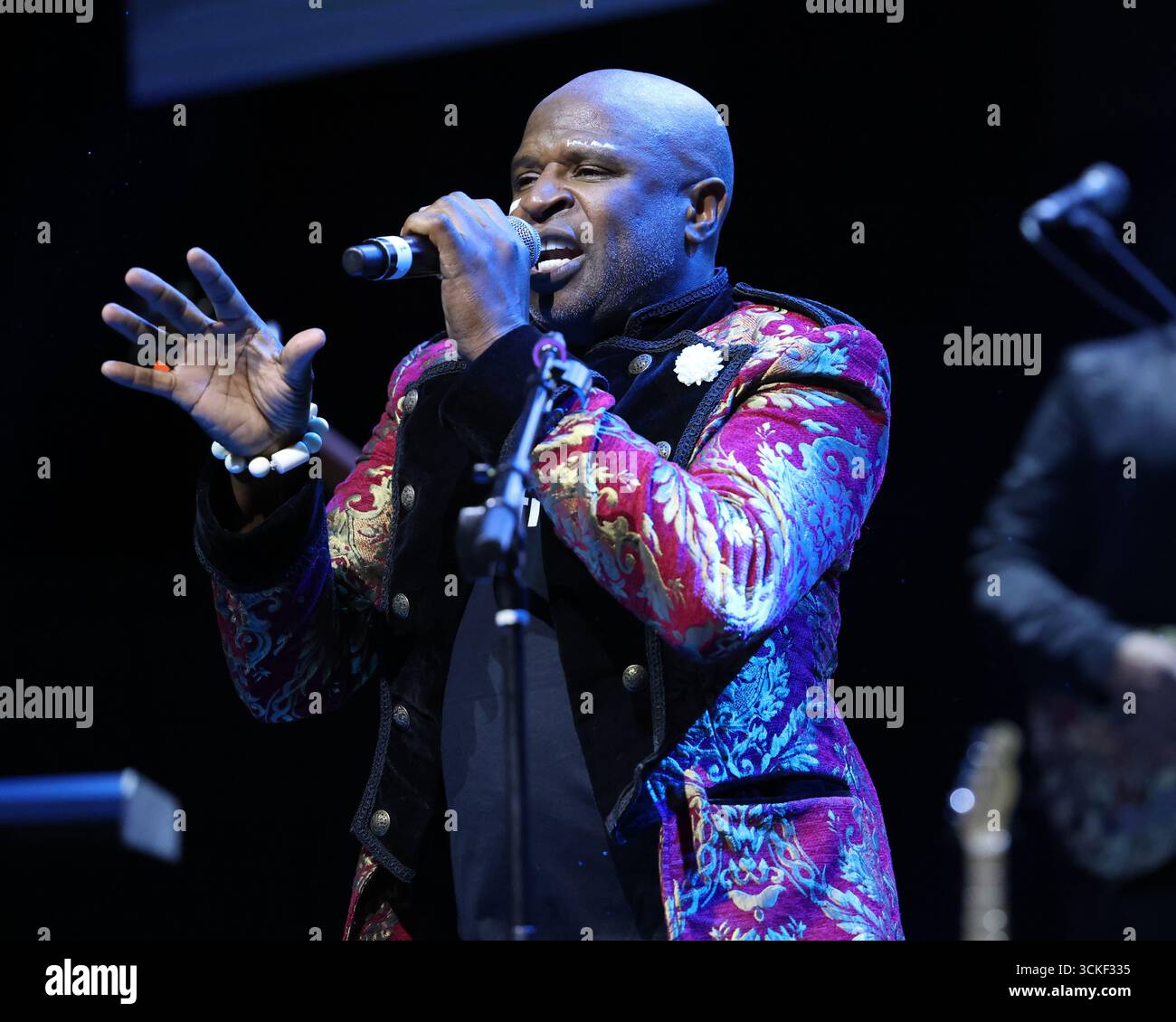 Hollywood, California, USA. 10th September, 2025. Music artist Alex Boyé performs at the 4th ...