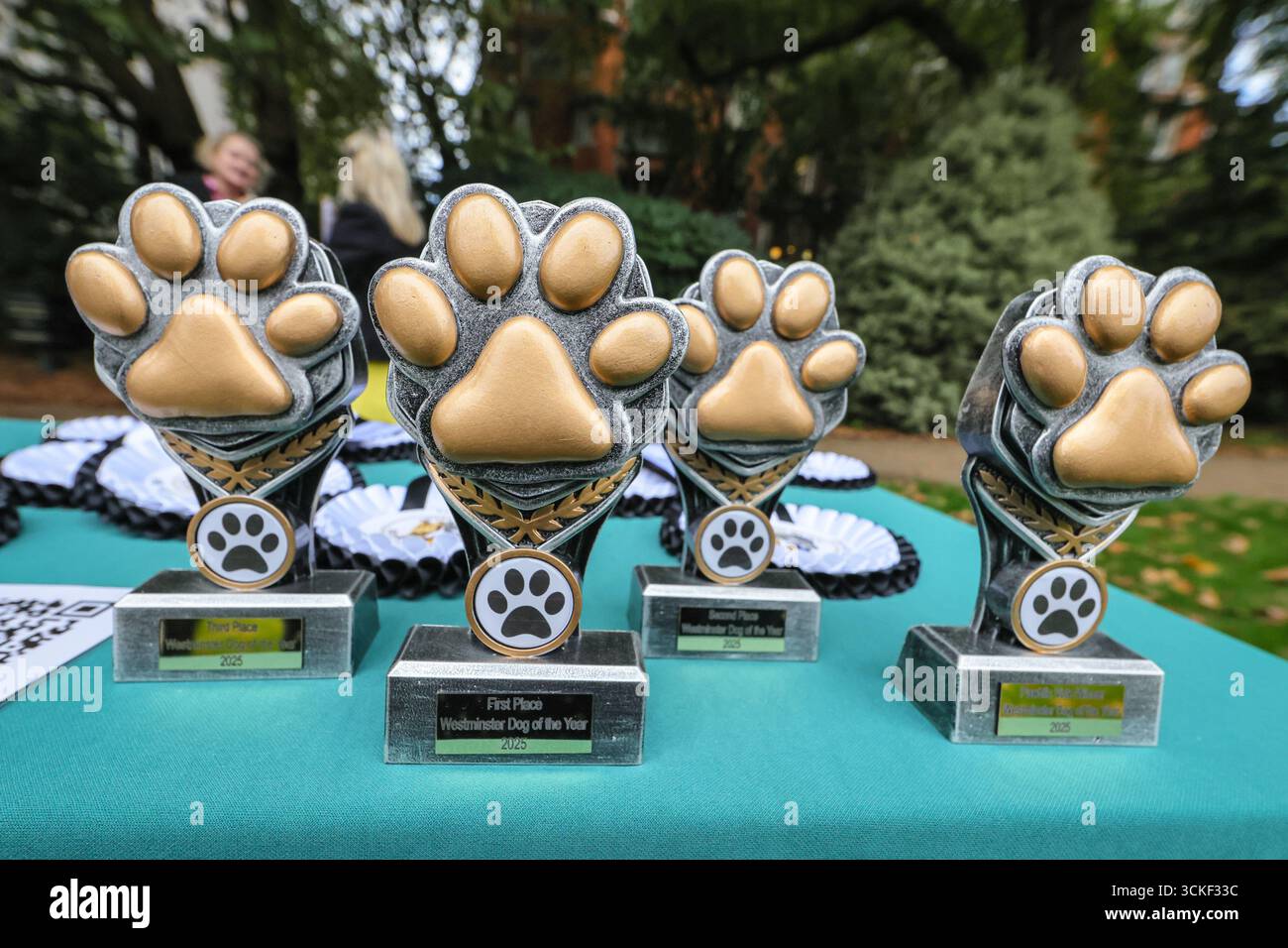 London, UK, 11th Sep 2025. The trophies. Dog-loving MPs and their dogs ...