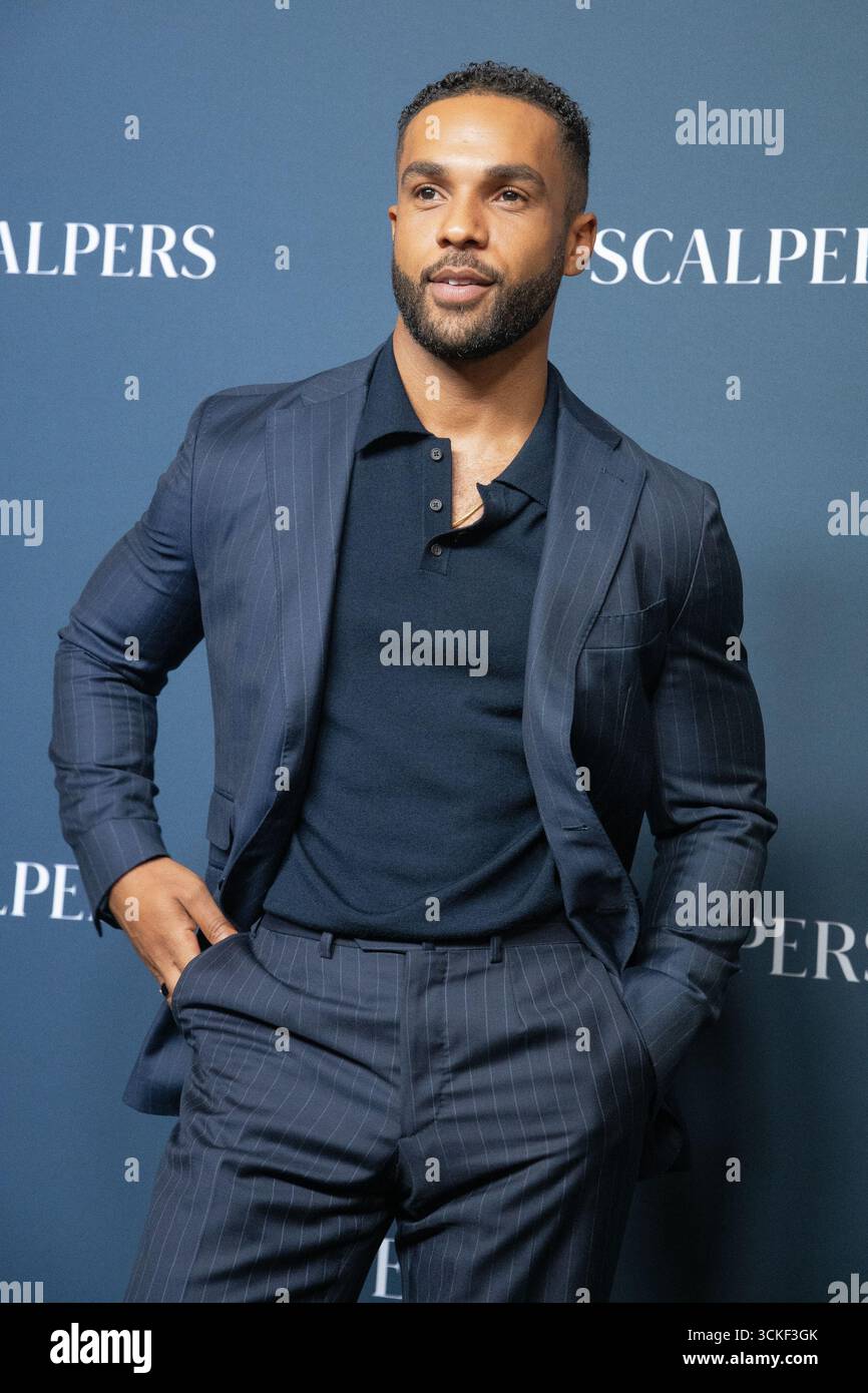 Actor Lucien Laviscount during SCALPERS presents its new campaign at ...