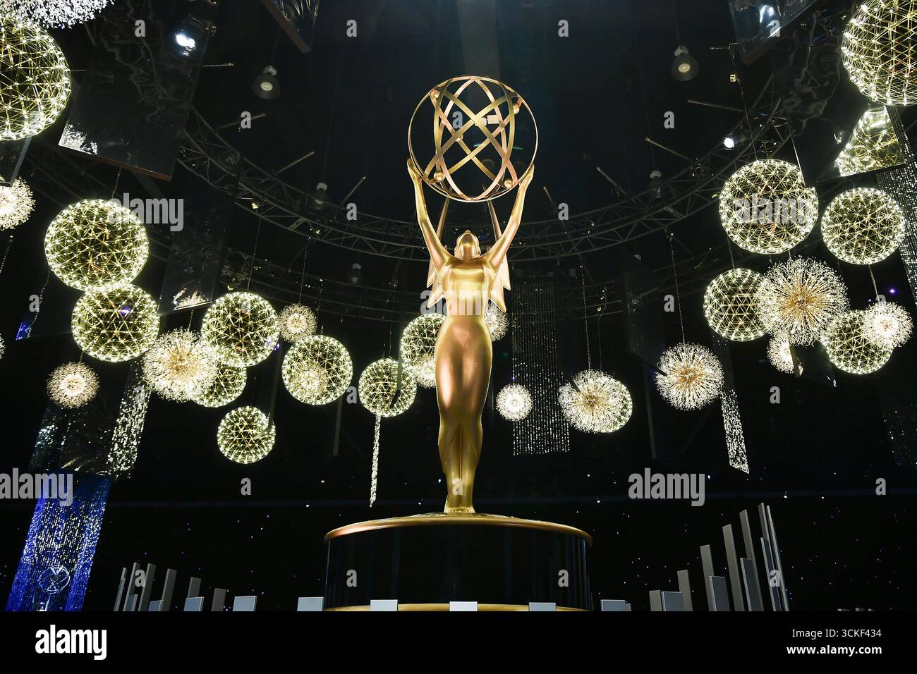 Atmosphere during the 77th Primetime Emmy Awards red carpet rollout on ...