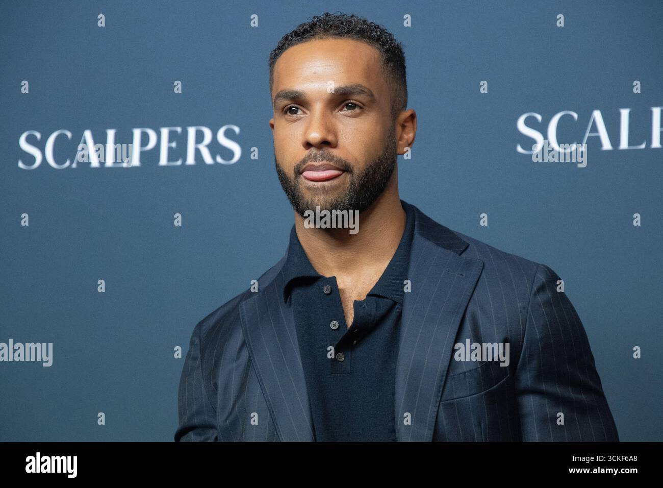 Actor Lucien Laviscount during SCALPERS presents its new campaign at ...