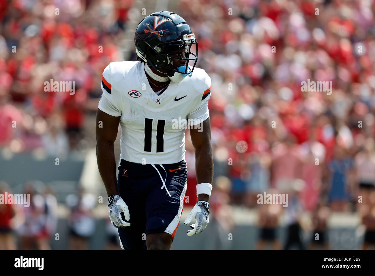 Virginia wide receiver Trell Harris (11) against North Carolina State ...
