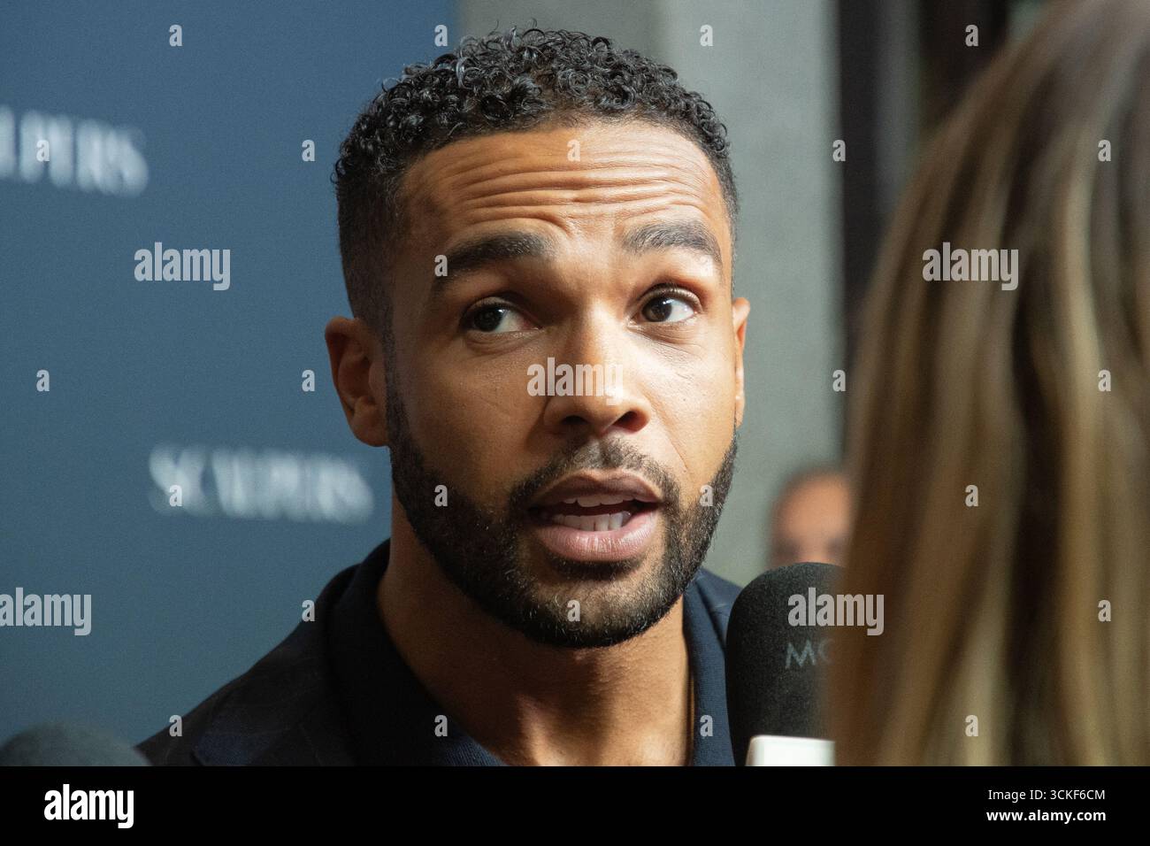 Actor Lucien Laviscount during SCALPERS presents its new campaign at ...