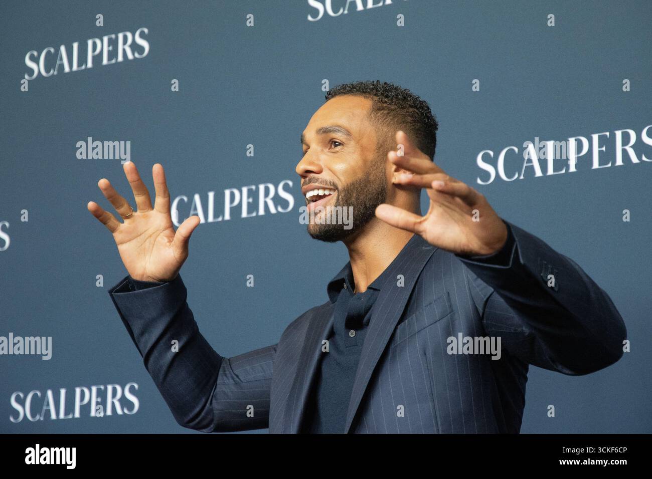Madrid, Spain. 11th Sep, 2025. Actor Lucien Laviscount during SCALPERS ...
