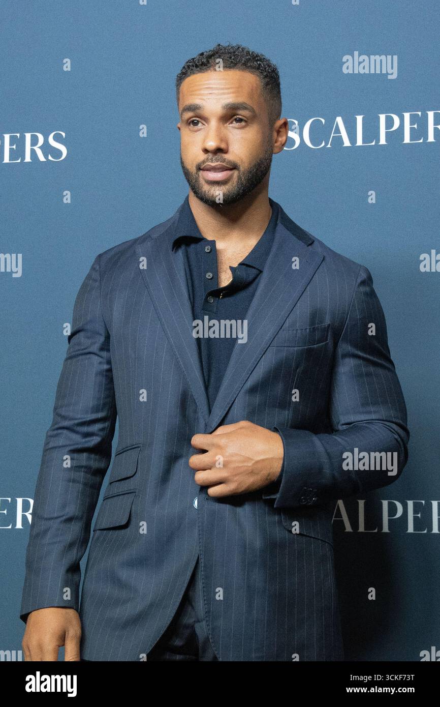 Actor Lucien Laviscount during SCALPERS presents its new campaign at ...