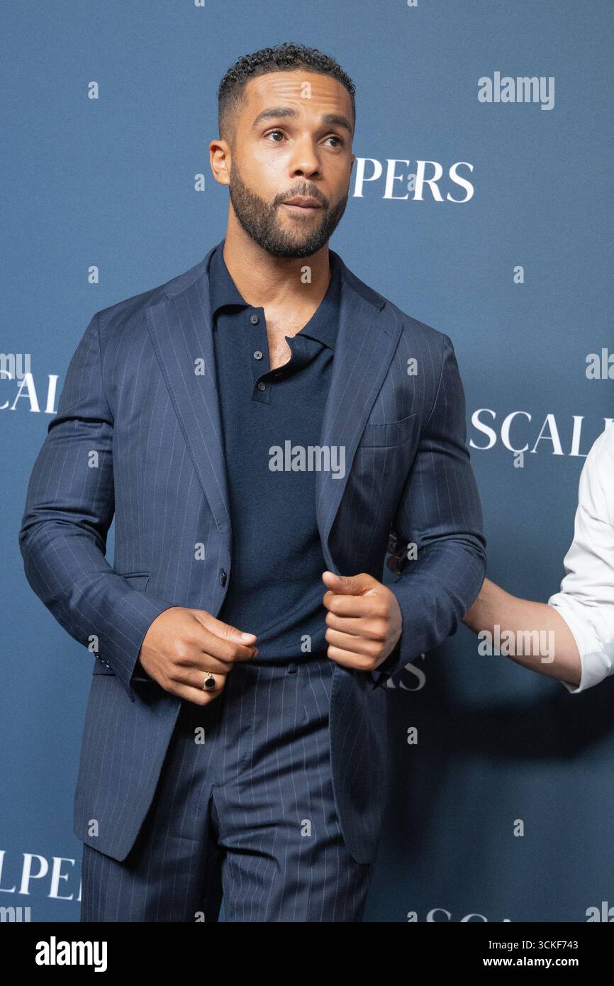 Actor Lucien Laviscount during SCALPERS presents its new campaign at ...