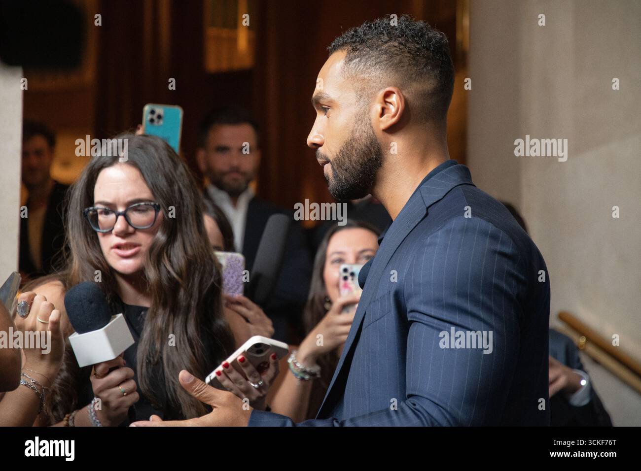 Actor Lucien Laviscount during SCALPERS presents its new campaign at ...