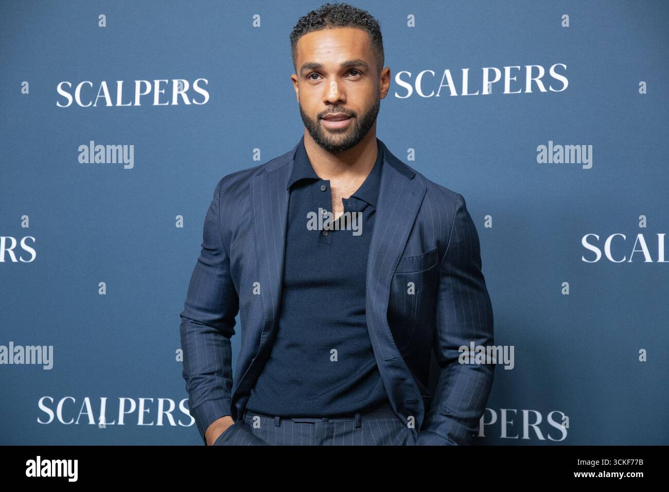 Actor Lucien Laviscount during SCALPERS presents its new campaign at ...