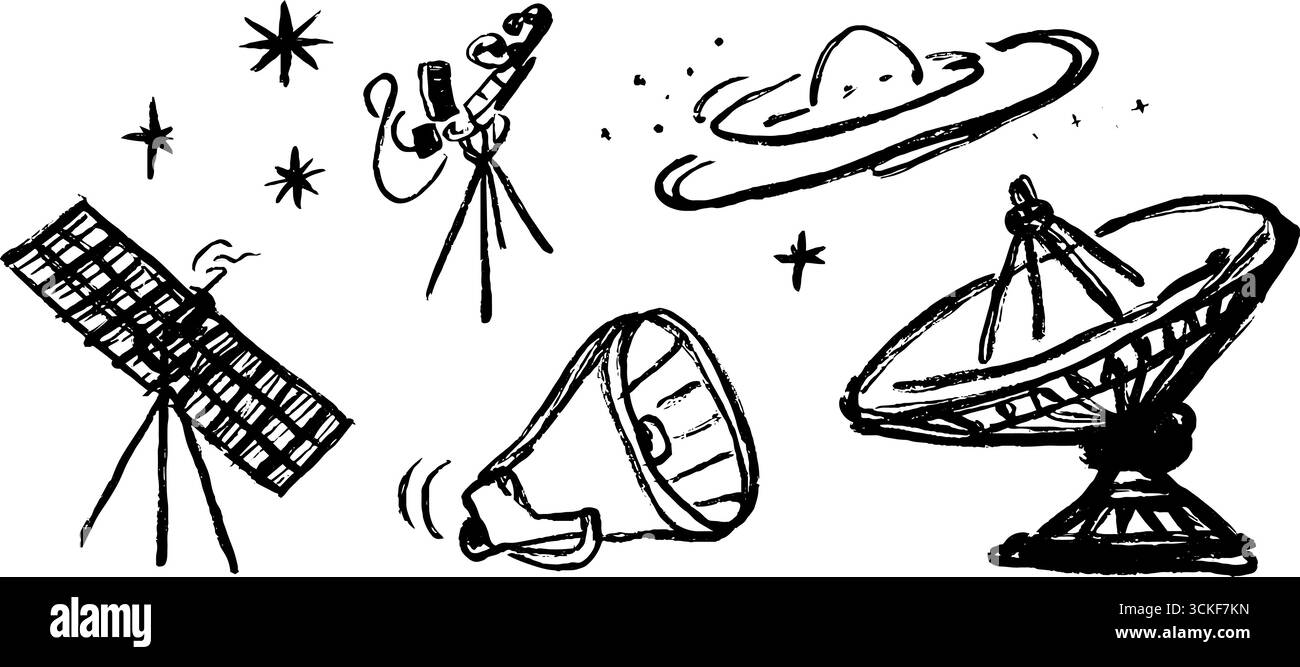 Space exploration instruments celestial hi-res stock photography and ...