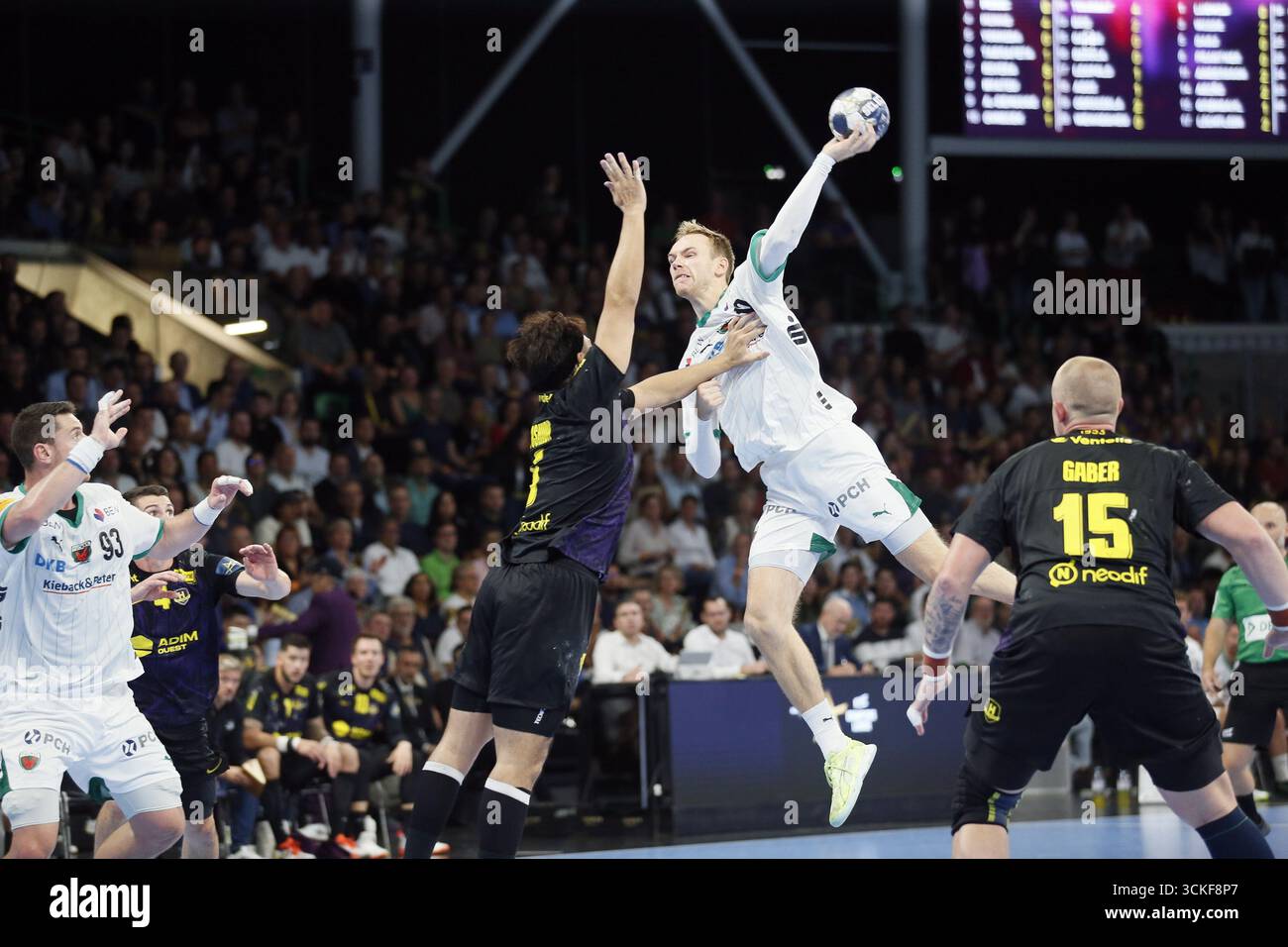 Mathias GIDSEL of Füchse Berlin during the EHF Champions League, Group Phase, handball match ...