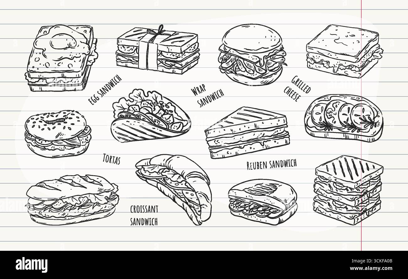 Delicious ham slices on Stock Vector Images - Alamy