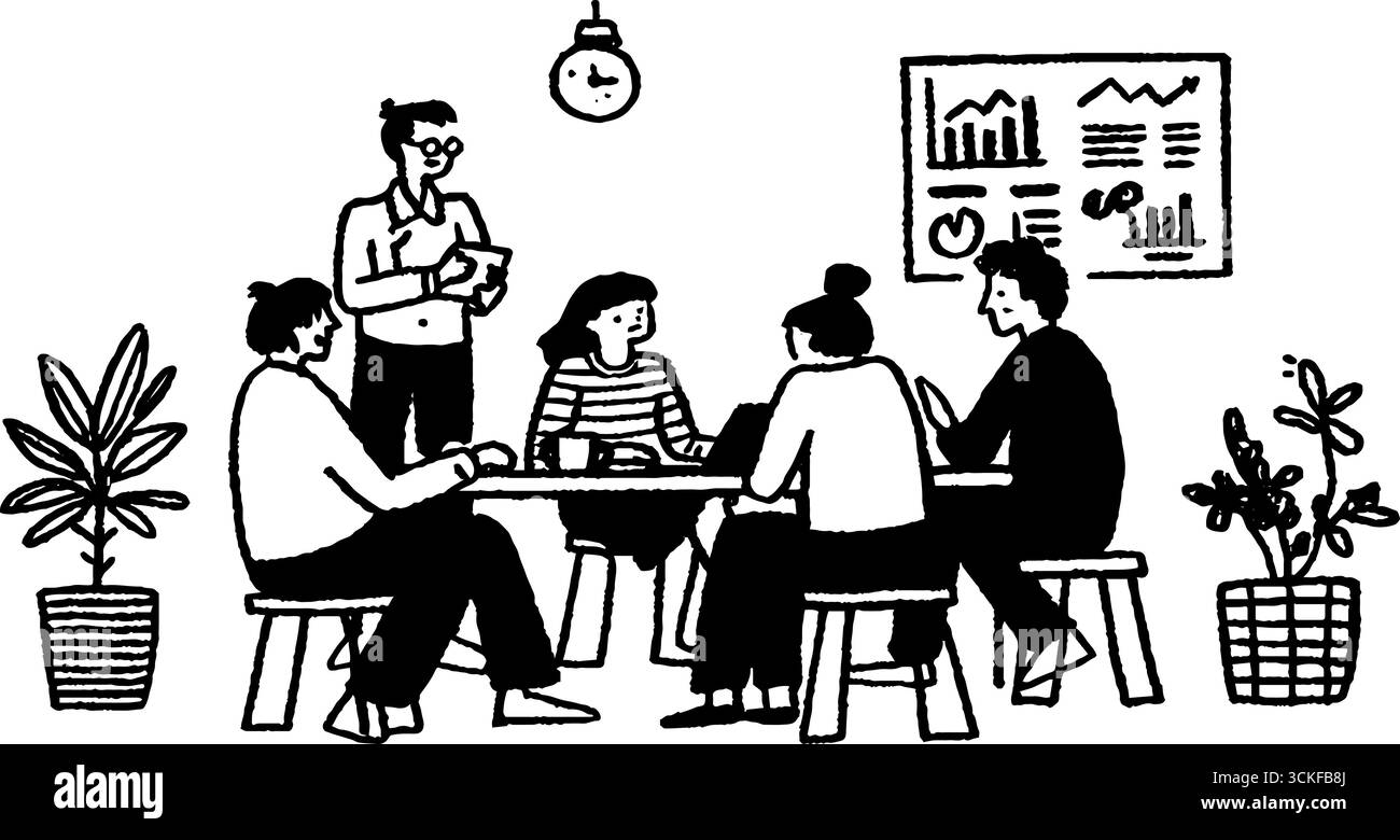 Team collaboration in minimalistic hi-res stock photography and images ...