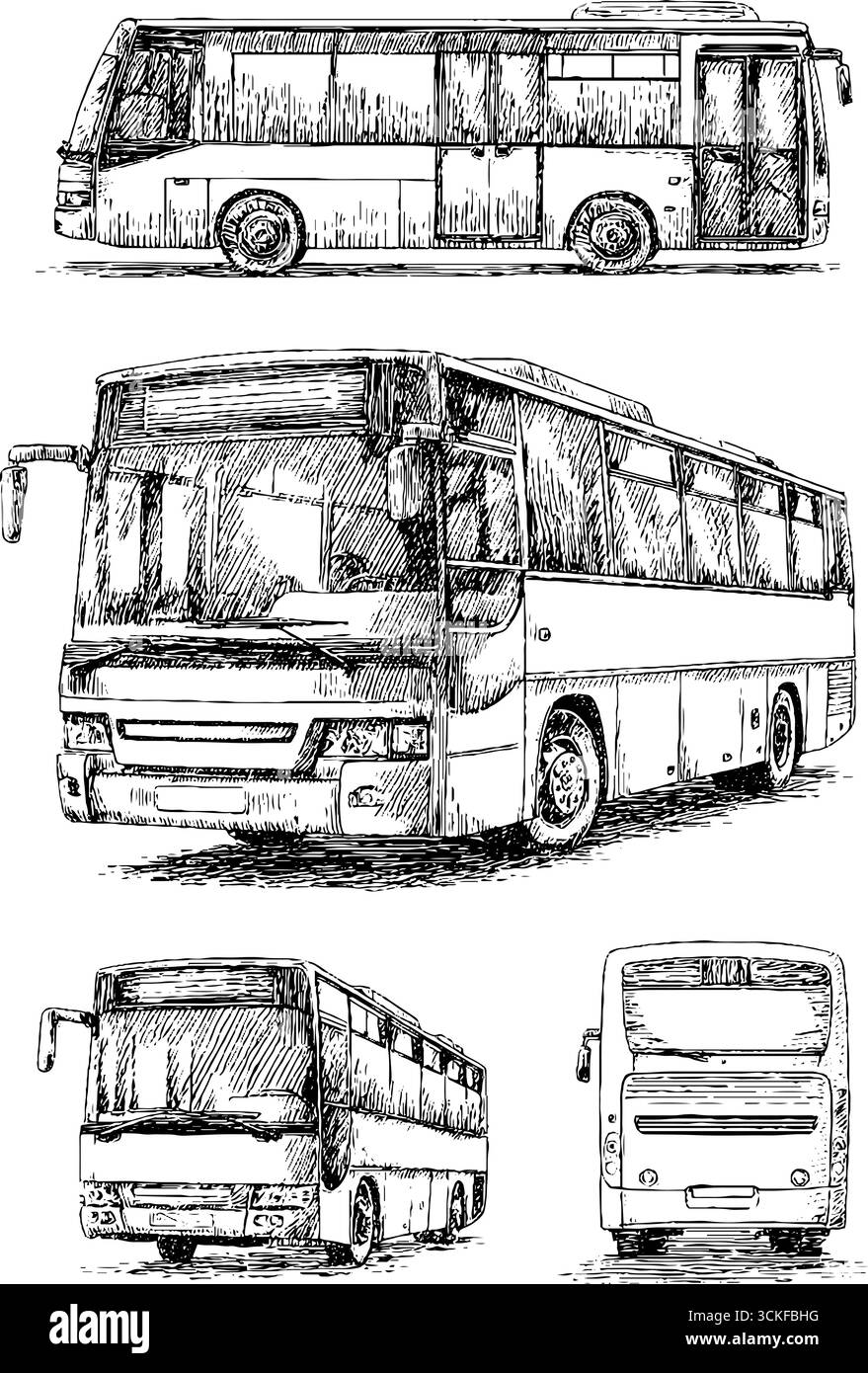 Multiple detailed sketches Black and White Stock Photos & Images - Alamy