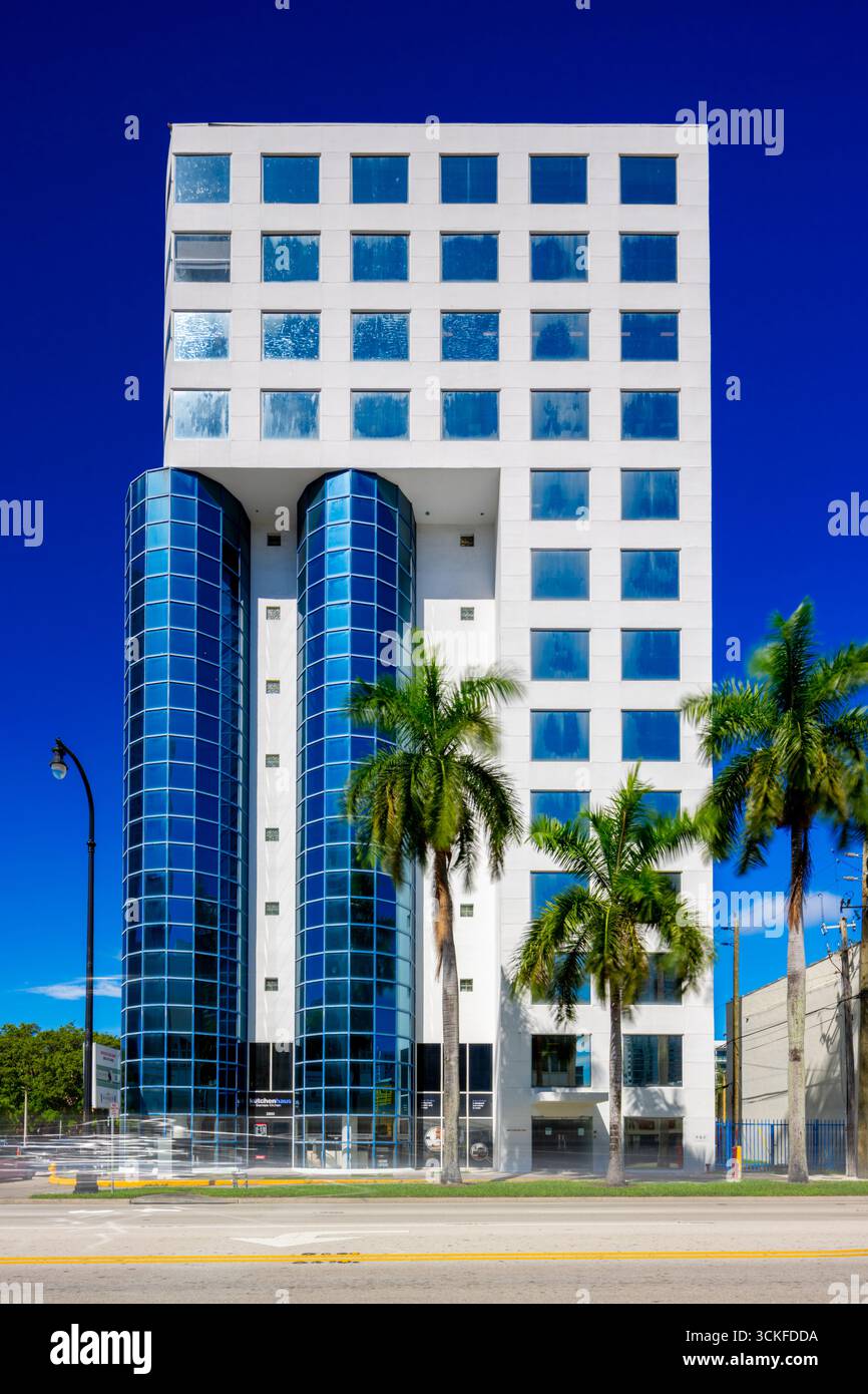 Miami, FL, USA - September 11, 2025: Abstract office building Miami ...