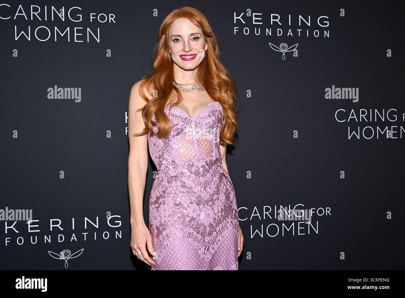 Jessica Chastain attends the Kering Caring for Women Dinner at The Pool ...