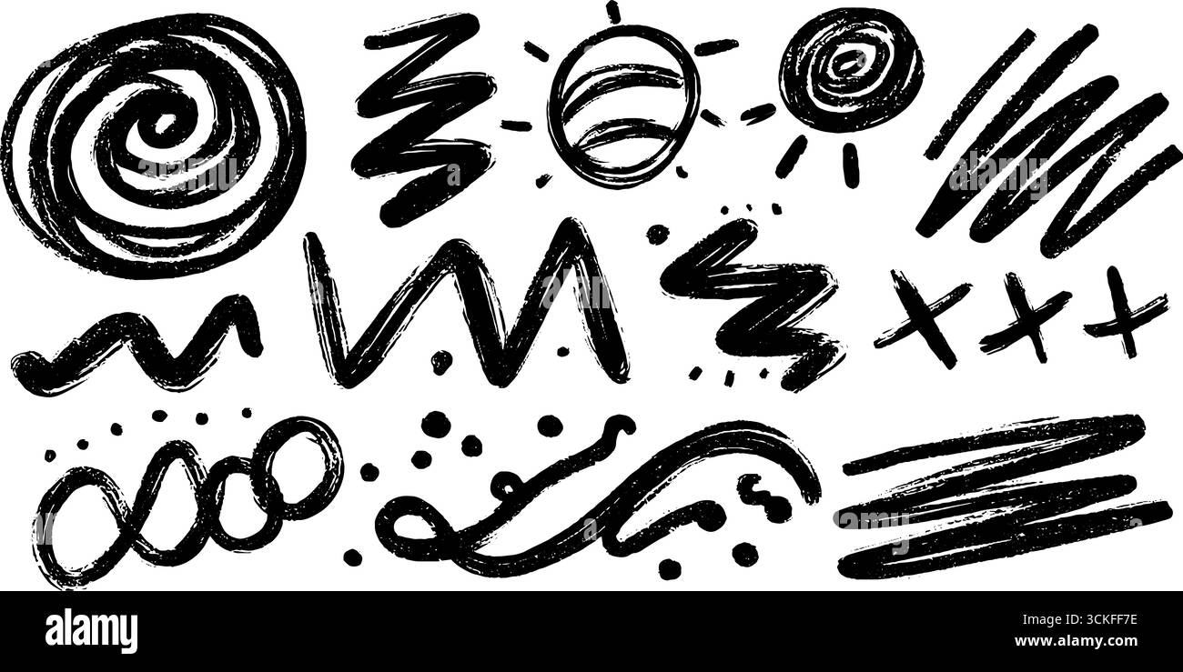 Featuring distinct spiral designs Stock Vector Images - Alamy